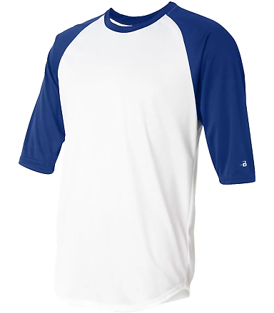 4133 Badger Adult Performance 3/4 Sleeve Raglan-Sleeve Baseball ...
